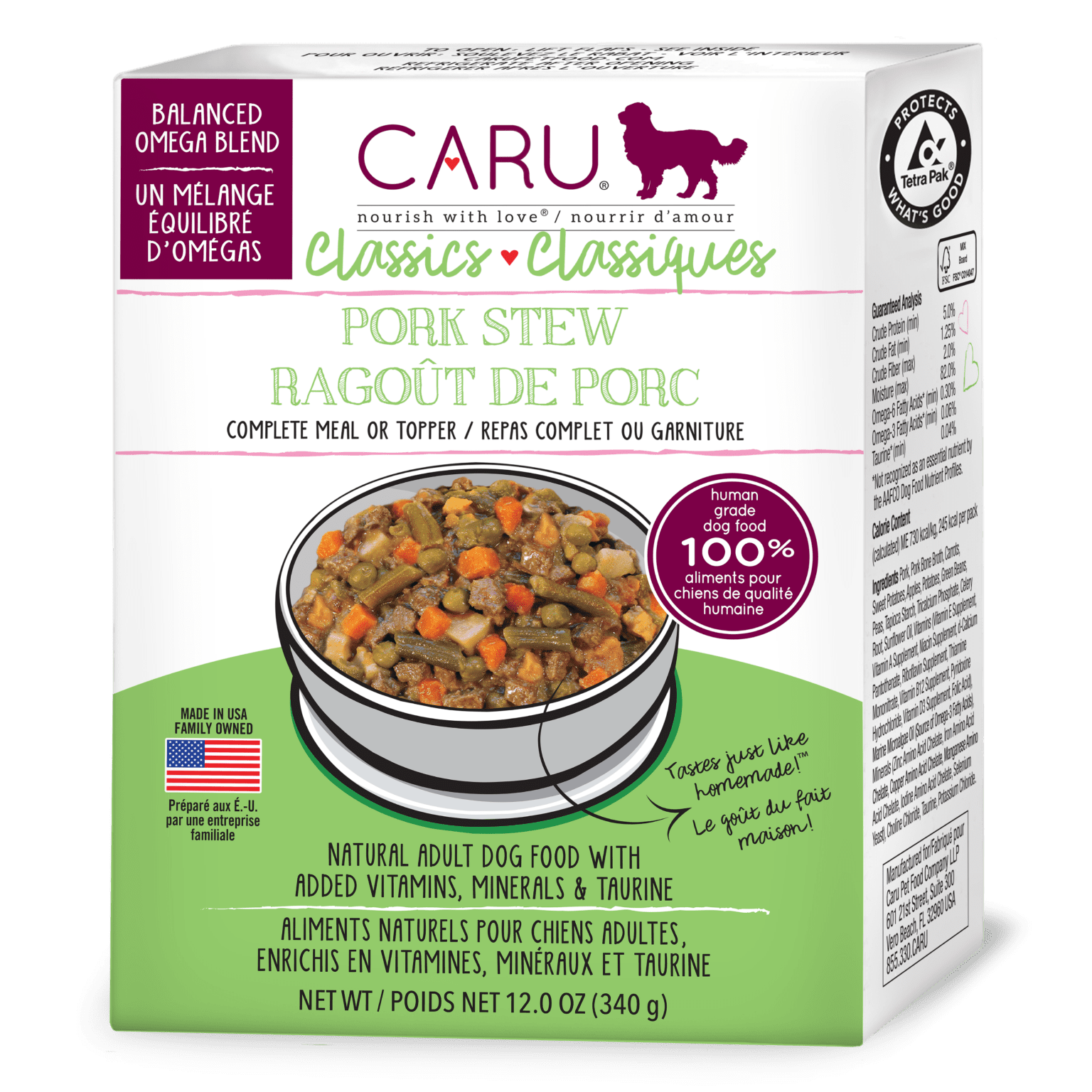 Caru Classics Beef Stew for Dogs - Caru Pet Food