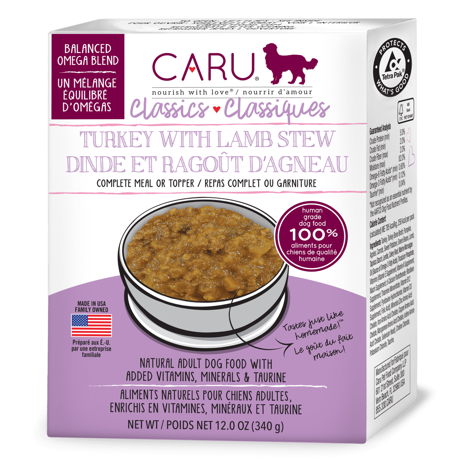 Caru Classics Beef Stew for Dogs - Caru Pet Food