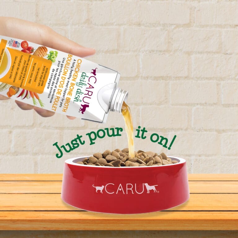 Caru Daily Dish Chicken Bone Broth for Dogs & Cats - Caru Pet Food